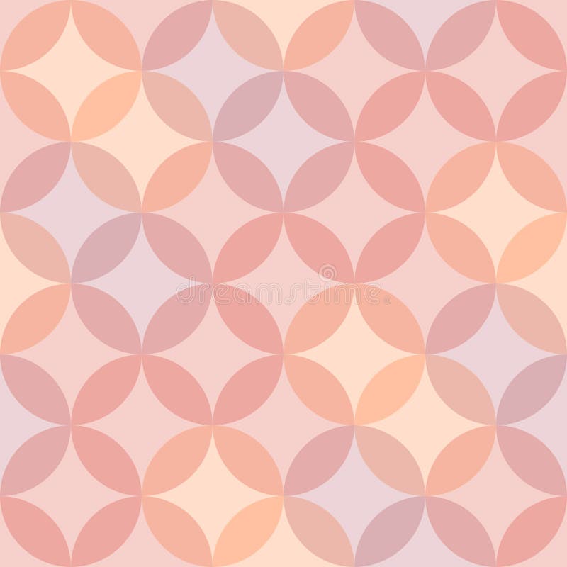 Retro Pattern Background Peach Fuzz Tone Stock Vector - Illustration of ...