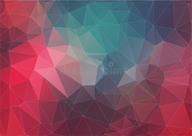 Vector Abstract Colorful Triangles Geometric Background Stock ...
