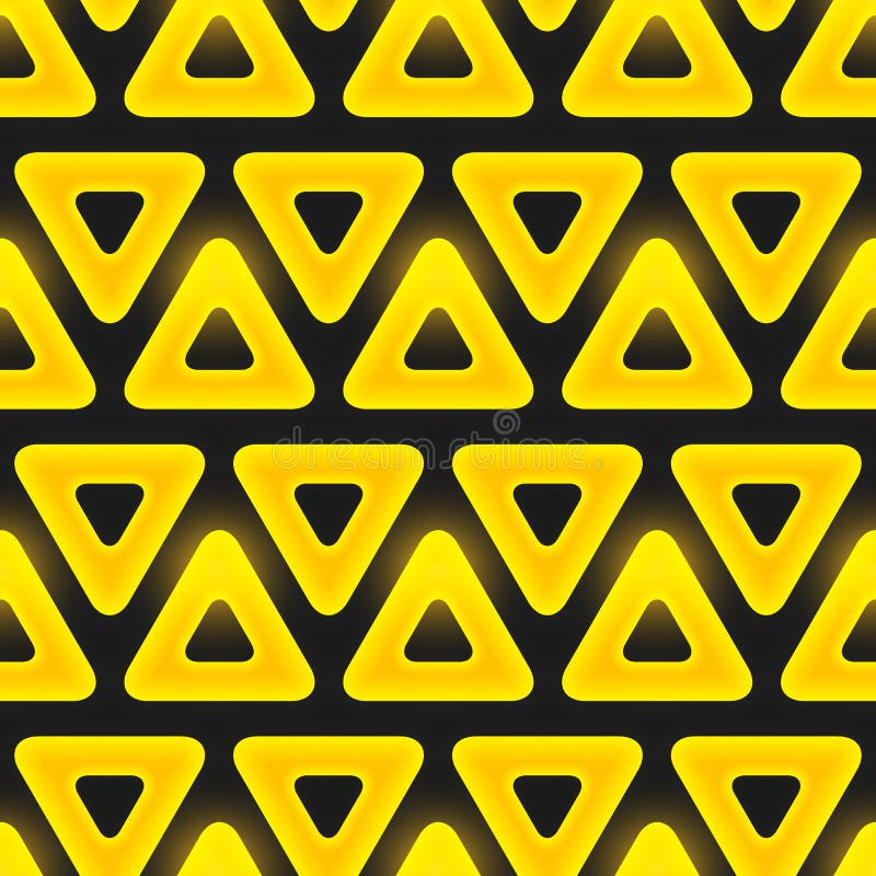 Retro Pattern of Geometric Shapes. Seamless Vector Stock Vector ...