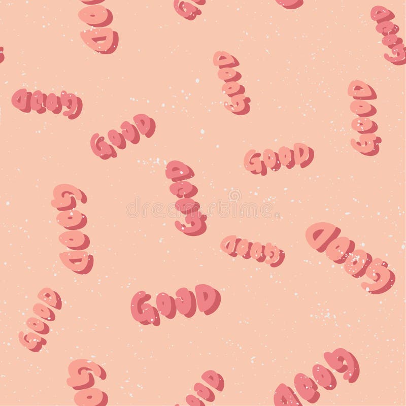 Good. Retro Pattern for Print Design. Cartoon Vector Illustration ...