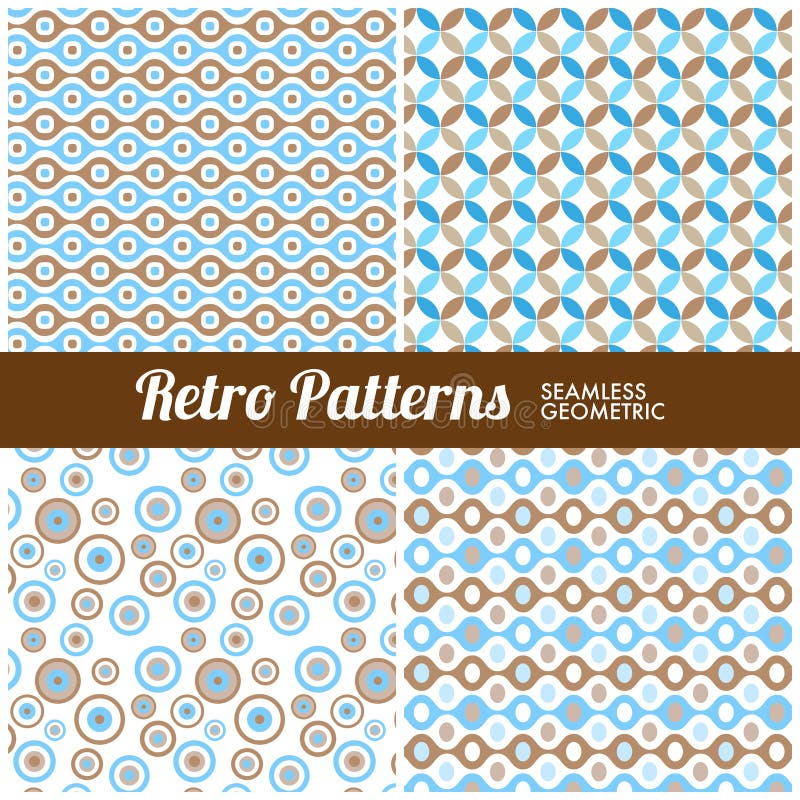 Retro Patterns stock vector. Illustration of diagonal - 34619042