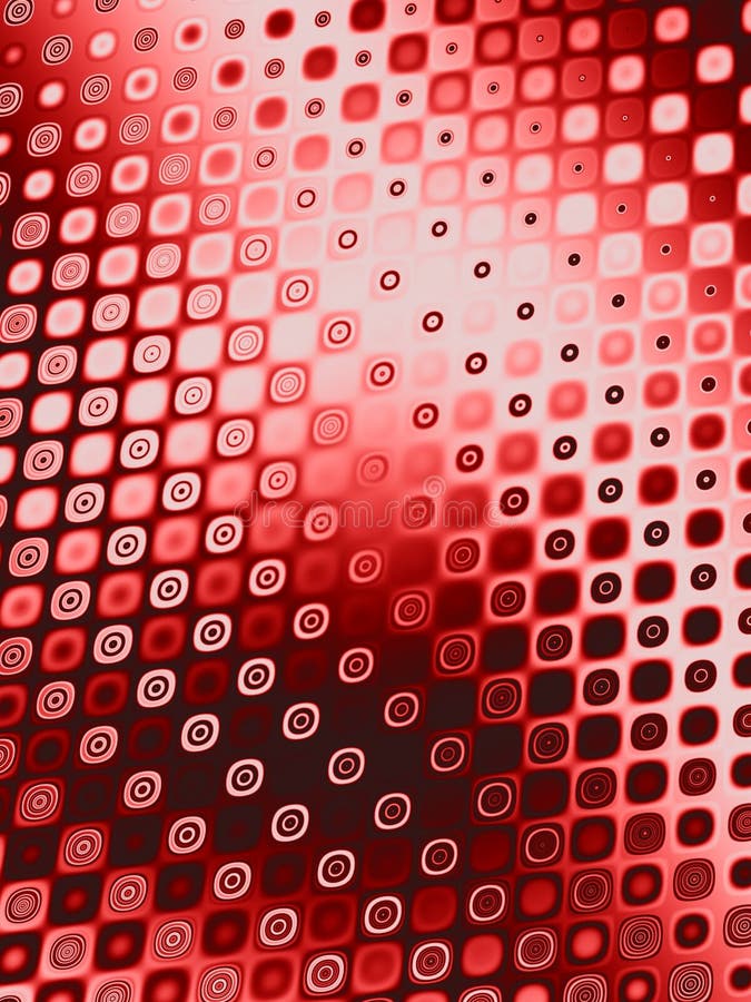 Retro Patterns - Red Circles Stock Illustration - Illustration of masks ...