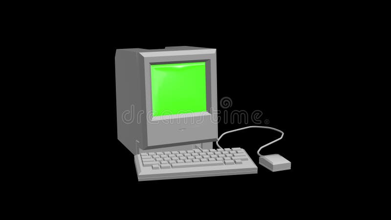 Computer Green Monitor Old Stock Illustrations – 611 Computer Green ...