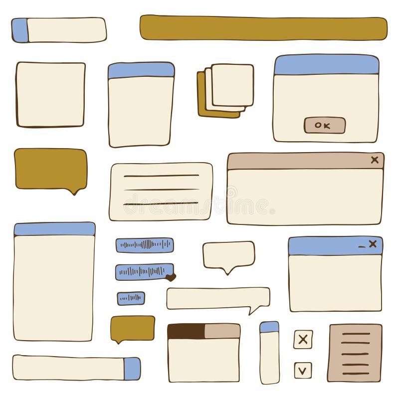 Old User Interface System Stock Illustrations – 661 Old User Interface ...