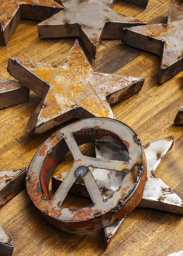 Retro Peace Symbol stock image. Image of rusted, peace - 59445485