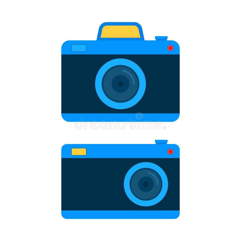 Retro Photo Camera Icon. Photography Icon. Vector Illustration. Stock ...