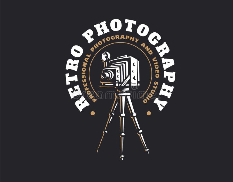 Photo Camera Logo - Vector Illustration. Classic Emblem Stock Vector ...