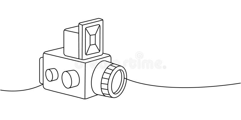 Retro Camera Drawing Stock Illustrations – 8,603 Retro Camera Drawing ...