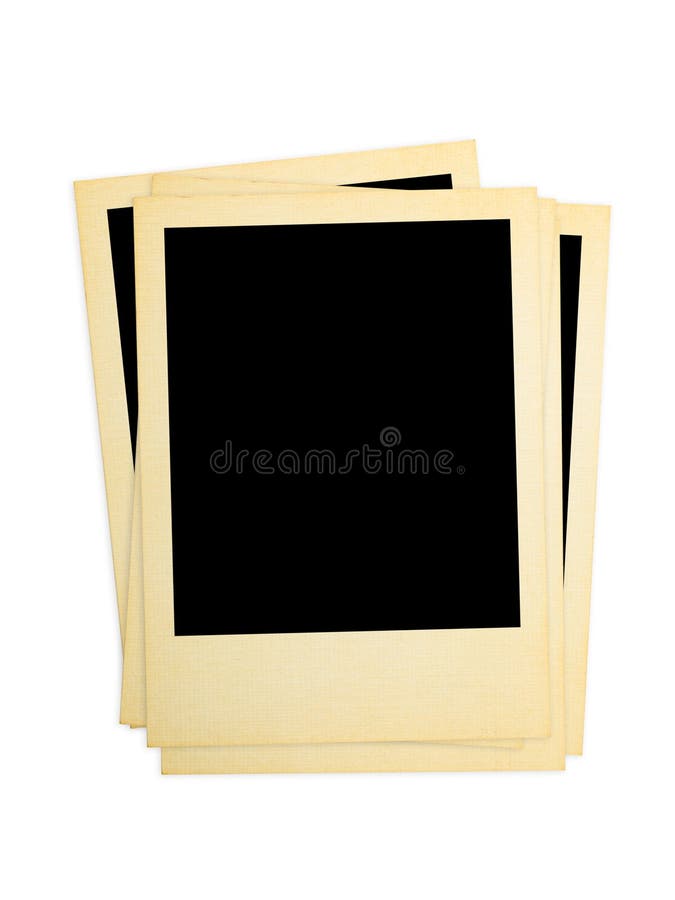 Retro photo cards stock image. Image of polaroid, paper - 9292299