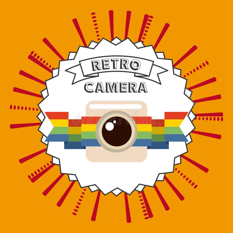 Retro photo stock vector. Illustration of technology - 59744363