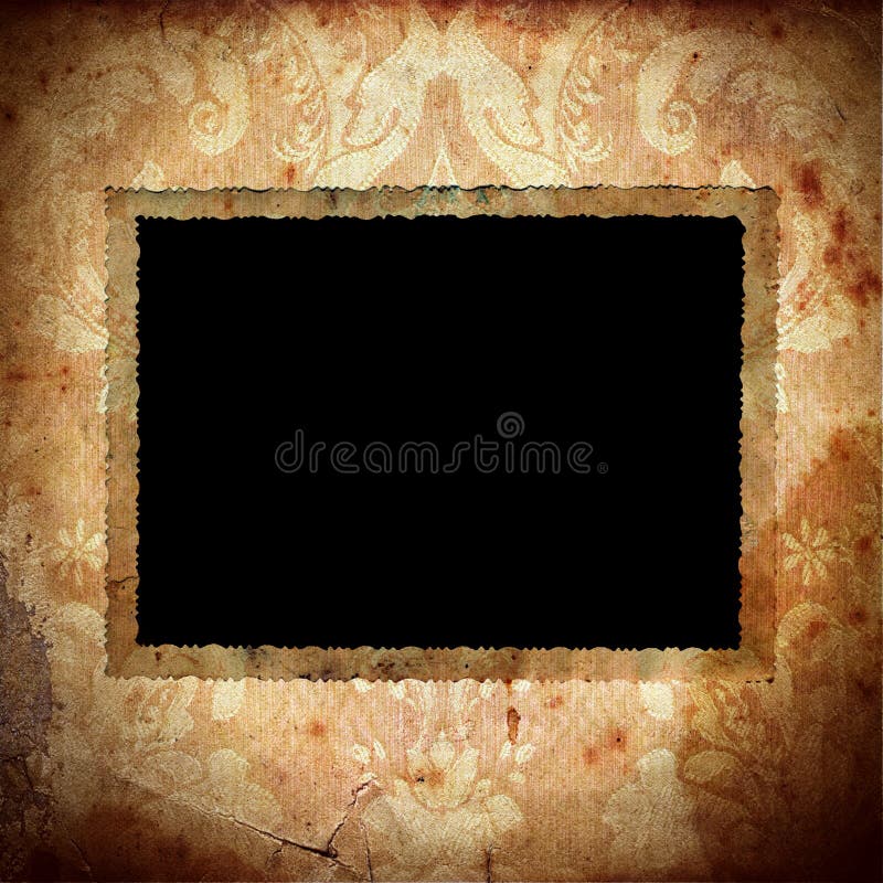 Retro photo framework stock illustration. Illustration of intricate ...