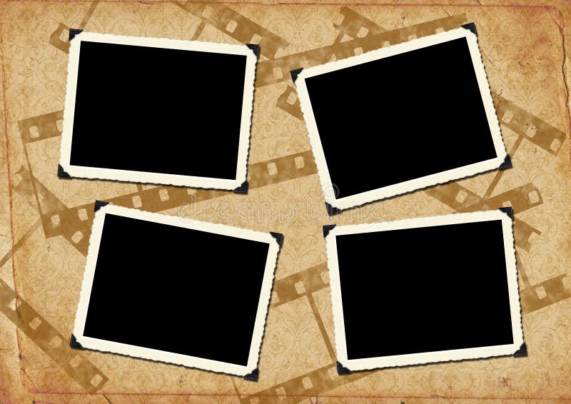 Photo Framework, Album Page 1 Stock Illustration - Illustration of ...