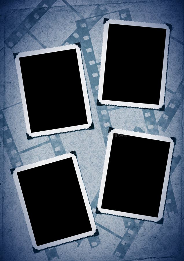 Retro photo framework stock illustration. Illustration of detailed ...