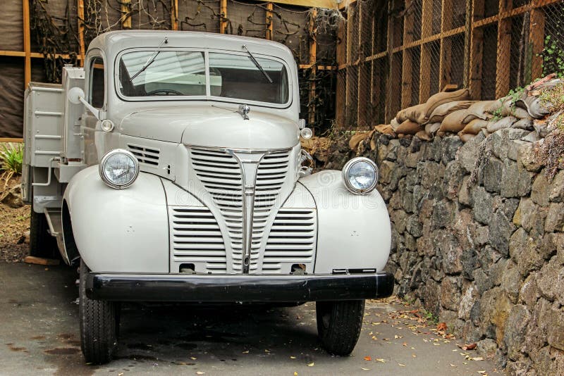 Retro pickup truck stock photo. Image of transport, reviews - 44516876