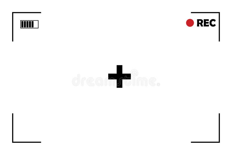 Retro Picture with Screen Camera. Overlay Effect. Vector Illustration ...