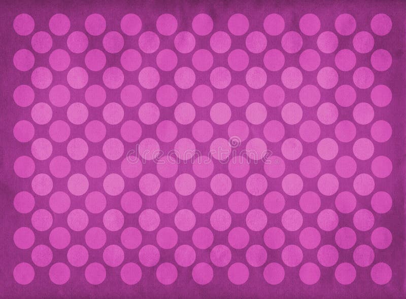 Vintage Pink Circles Pattern Stock Illustration - Illustration of spots ...