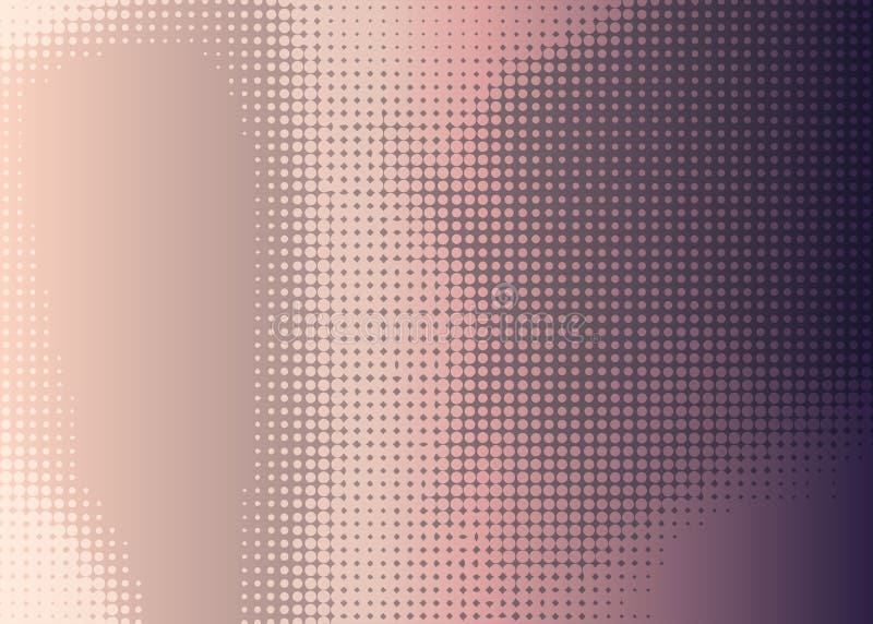 Retro Pink Dot Halftone Gradient Background Stock Vector - Illustration ...