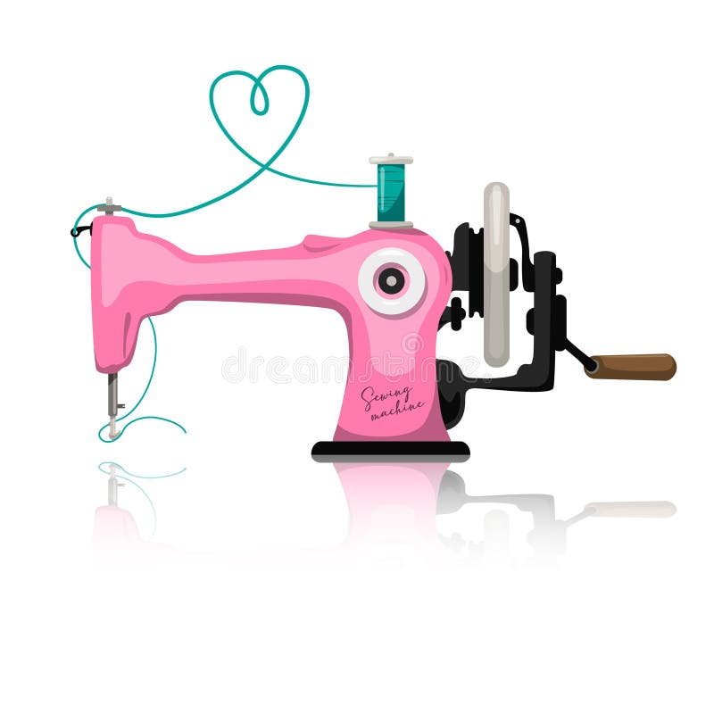 Sewing Machine Pink Stock Illustrations 438 Sewing Machine Pink Stock