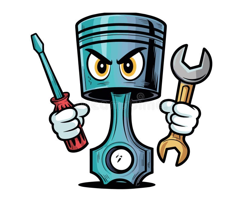Piston Cartoon Stock Illustrations – 1,876 Piston Cartoon Stock ...
