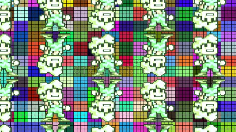 Retro Pixel Game Character Animation Stock Video - Video of funny ...