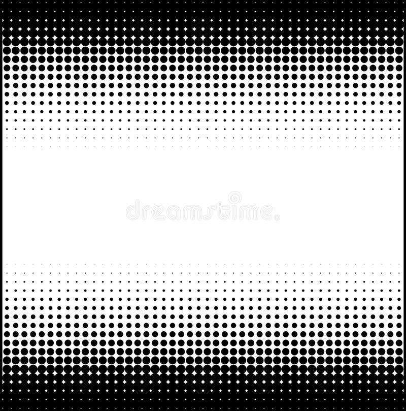 Retro Pop Art Half Tone Border Background Frame Stock Vector ...
