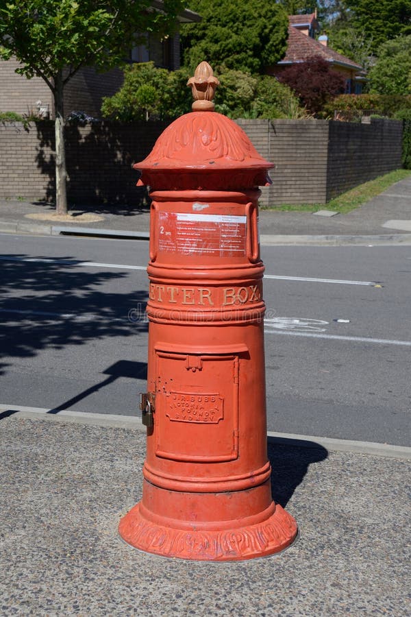 Retro post box. stock image. Image of classic, mail, style - 35884021