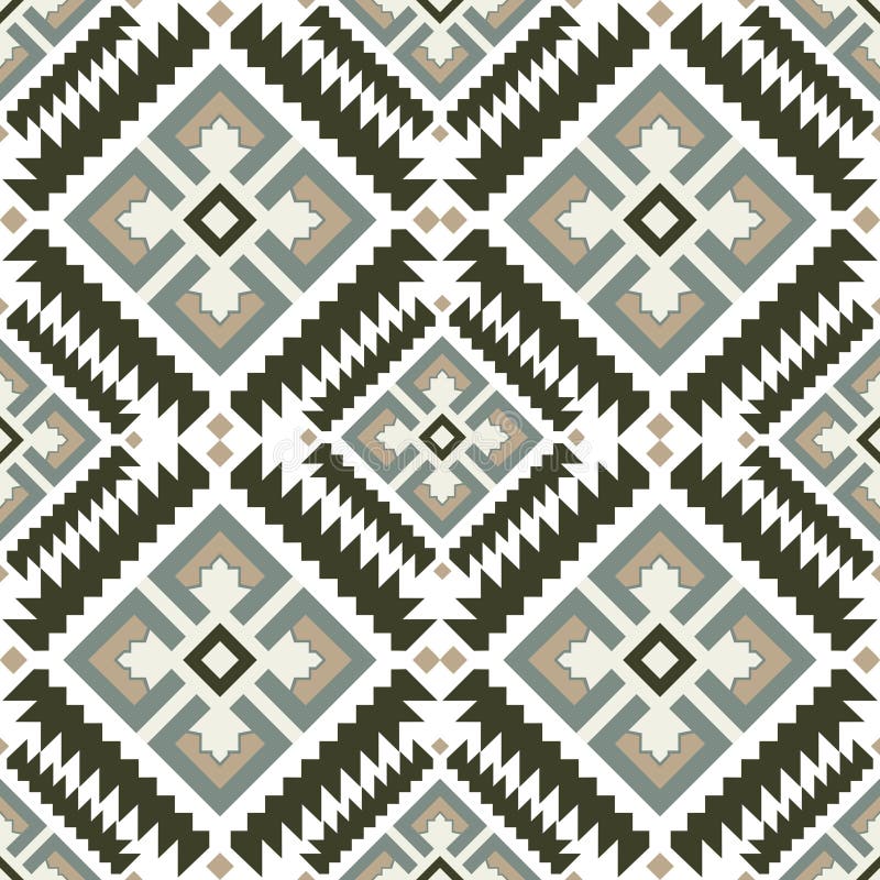 A Retro Postage Stamp Collection of Vintage Houses Forms a Seamless ...