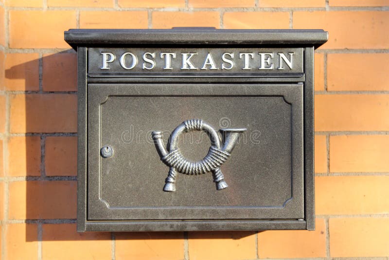 Ancient Old German Postbox Stock Photos - Free & Royalty-Free Stock ...