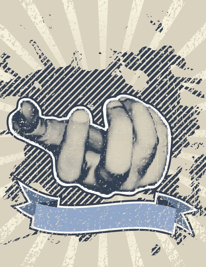 Retro poster stock vector. Illustration of retro, hand - 12318549