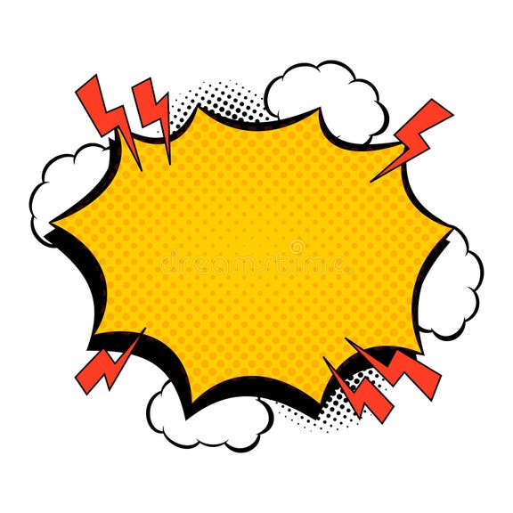 Retro Pow Comic Effect stock vector. Illustration of bubble - 333167557