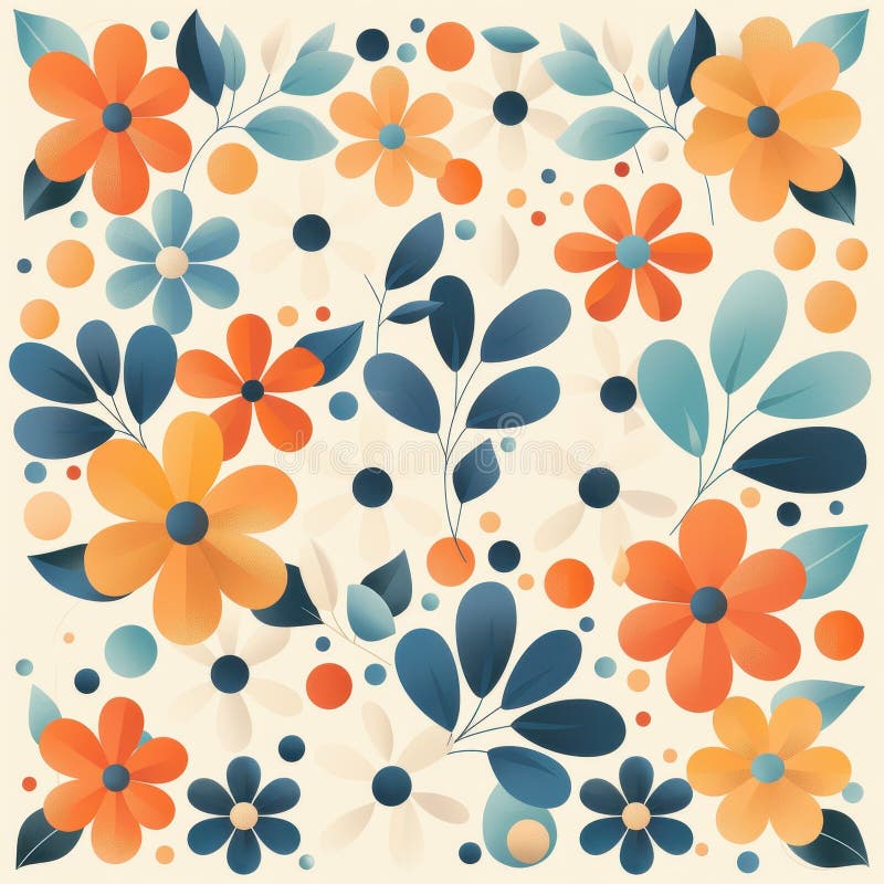 Floral Psychedelic Pattern Stock Illustrations – 36,888 Floral ...
