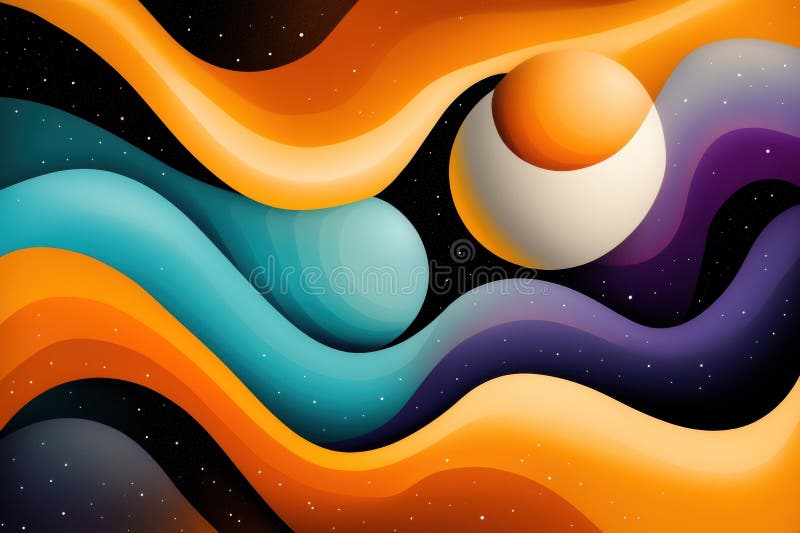 Retro Psychedelic Wallpaper, Retro-inspired Wallpaper with Funky ...