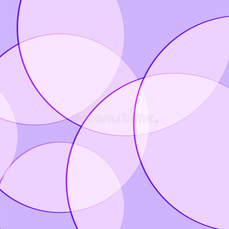 Retro Purple Round Shapes Repeatable Motif. Abstract Soft Round ...