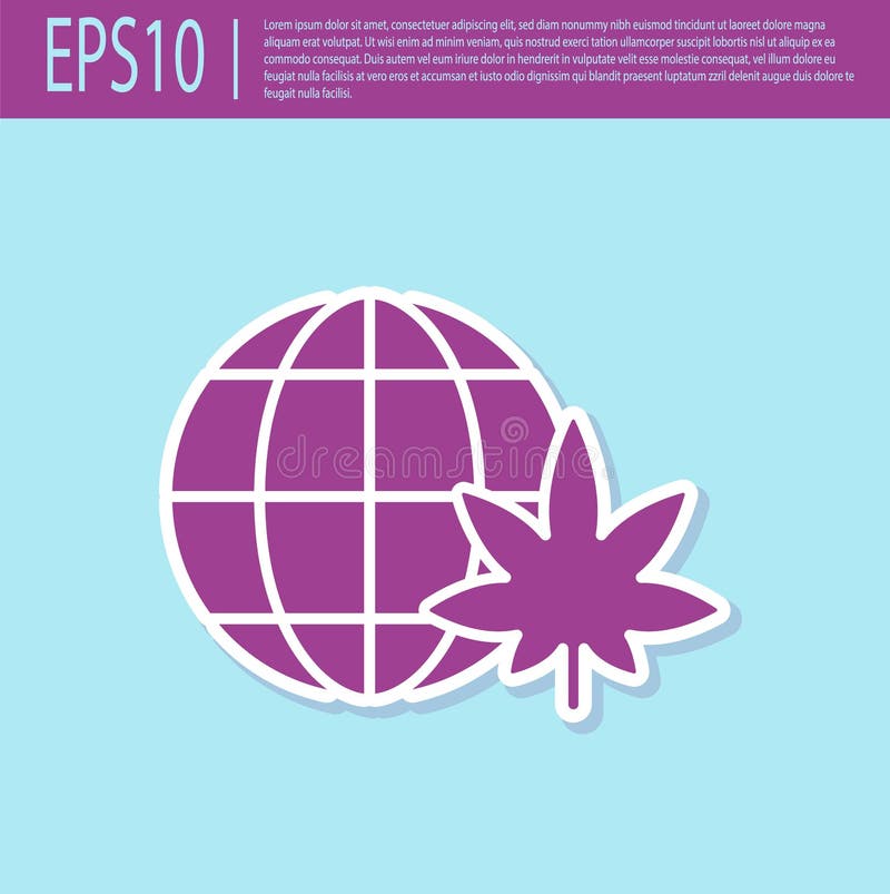 Retro Purple Tree Icon Isolated on Turquoise Background. Forest Symbol ...