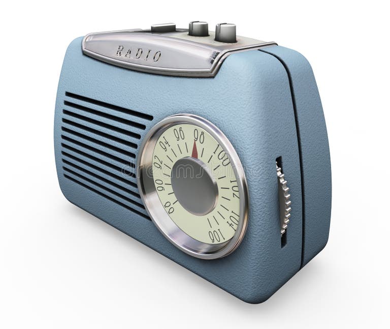 Retro radio stock photo. Image of listen, retro, musical - 1064654