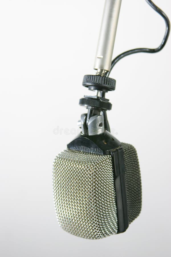 Retro Radio Microphone stock image. Image of grille, support - 44759