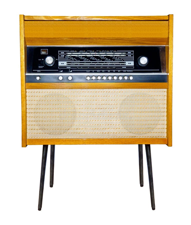 Retro Radio and Vinyl Player Stock Photo - Image of radio, vinyl: 13671592