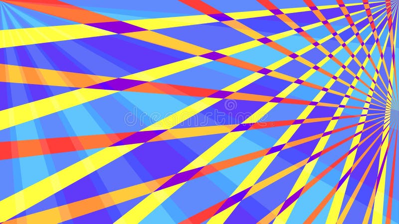 Retro Ray Rotate Design Radial. Wallpaper Animation Stock Illustration ...