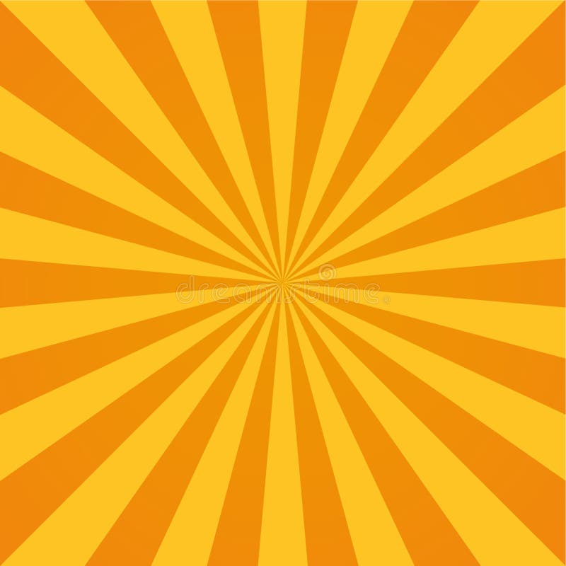 Retro Rays Comic Yellow Background Raster Gradient Halftone Pop Art ...