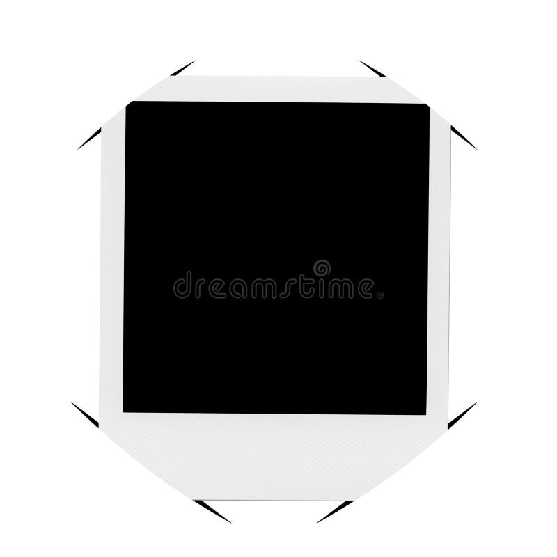 Retro Realistic Blank Instant Photo with Shadow Stock Illustration ... Retro Realistic Blank Instant Photo with Shadow Stock Illustration ...