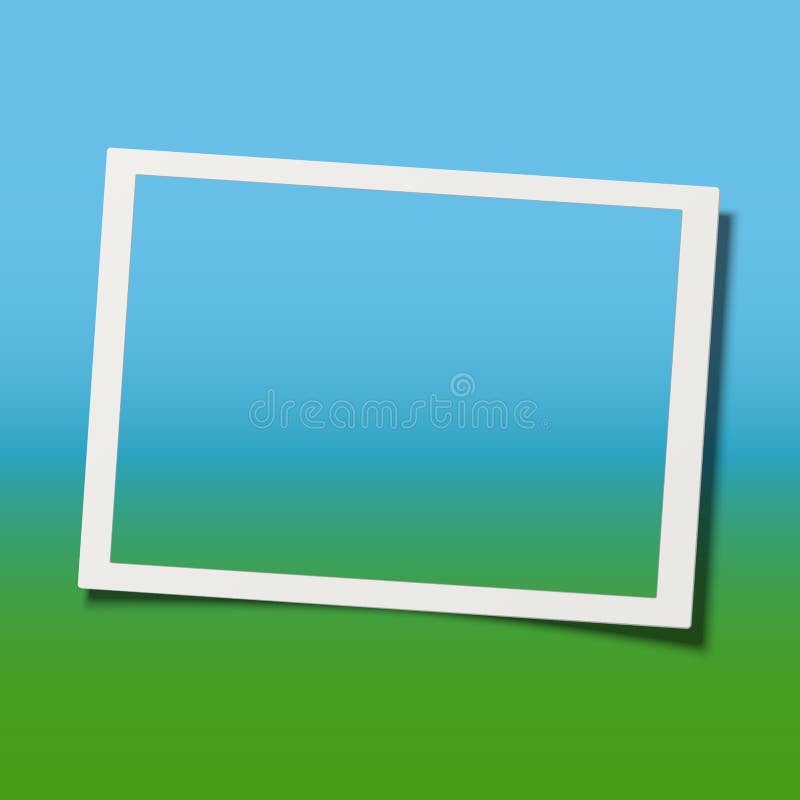Retro Realistic Vector Photo Frame with Shadow Effect Isolated ...