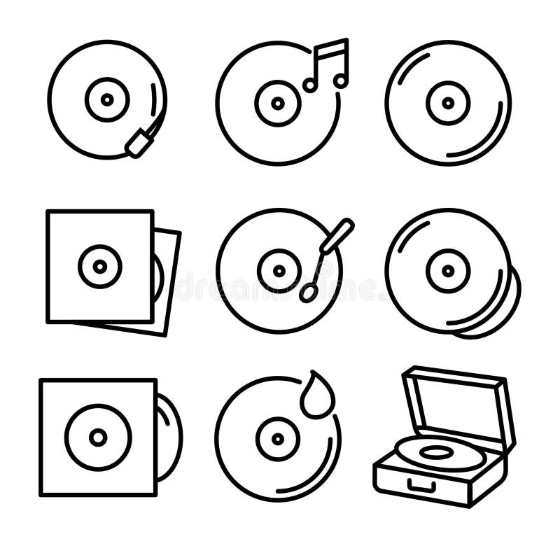 Record Icons Stock Illustrations – 38,764 Record Icons Stock ...