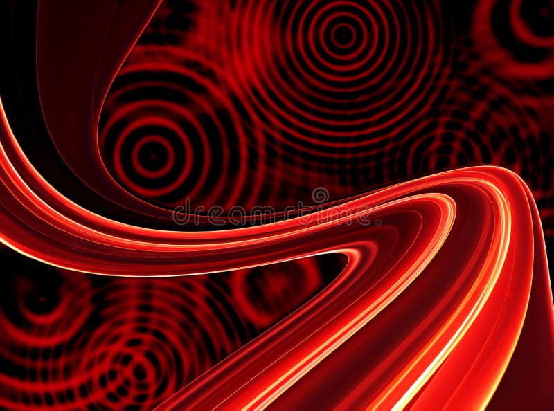 Retro Red Backgrounds with Circles Stock Illustration - Illustration of ...