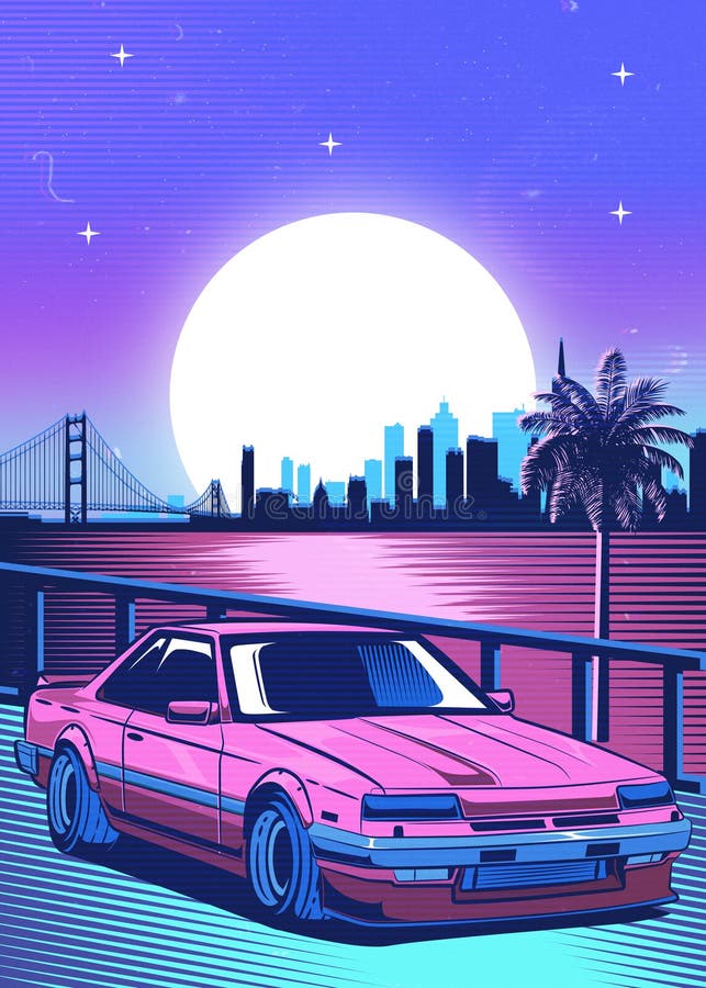 545 Synthwave Poster Stock Photos - Free & Royalty-Free Stock Photos ...