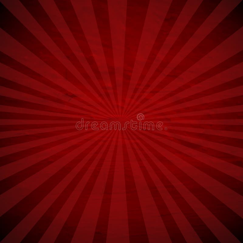 Red Sunburst Poster stock vector. Illustration of beam - 195384755