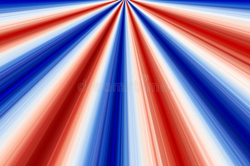Retro Red, White and Blue Ray Sun Burst Abstract Background Stock Image ...