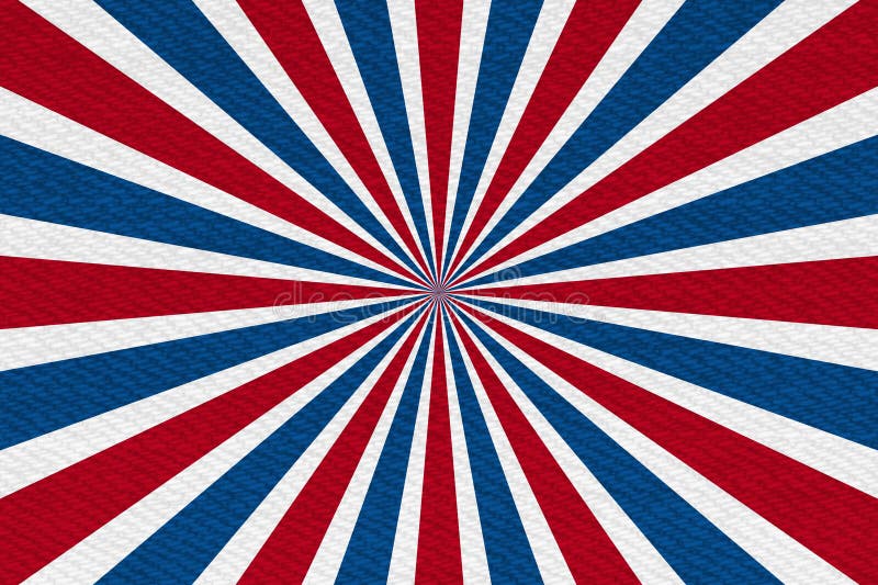 Retro Red, White and Blue Ray Sun Burst Abstract Background Stock Photo ...