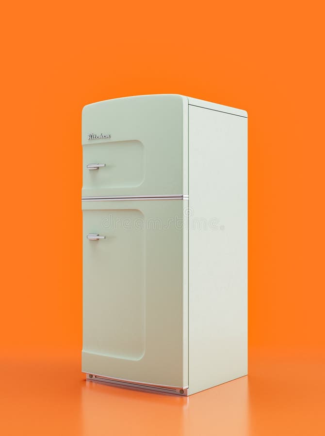 Stainless Steel Fridge Side View Stock Illustrations – 25 Stainless ...