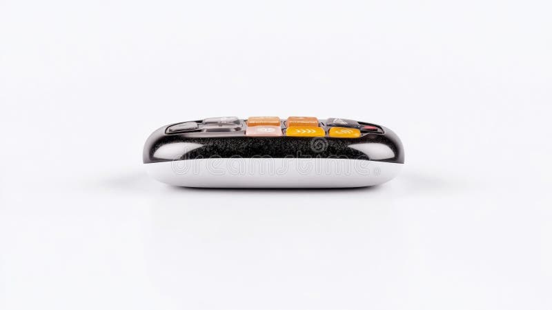 Retro Remote Control Isolated on White Background Stock Illustration ...