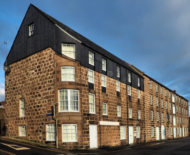 Renovated Retro Apartment Building Stock Image - Image of renovated ...